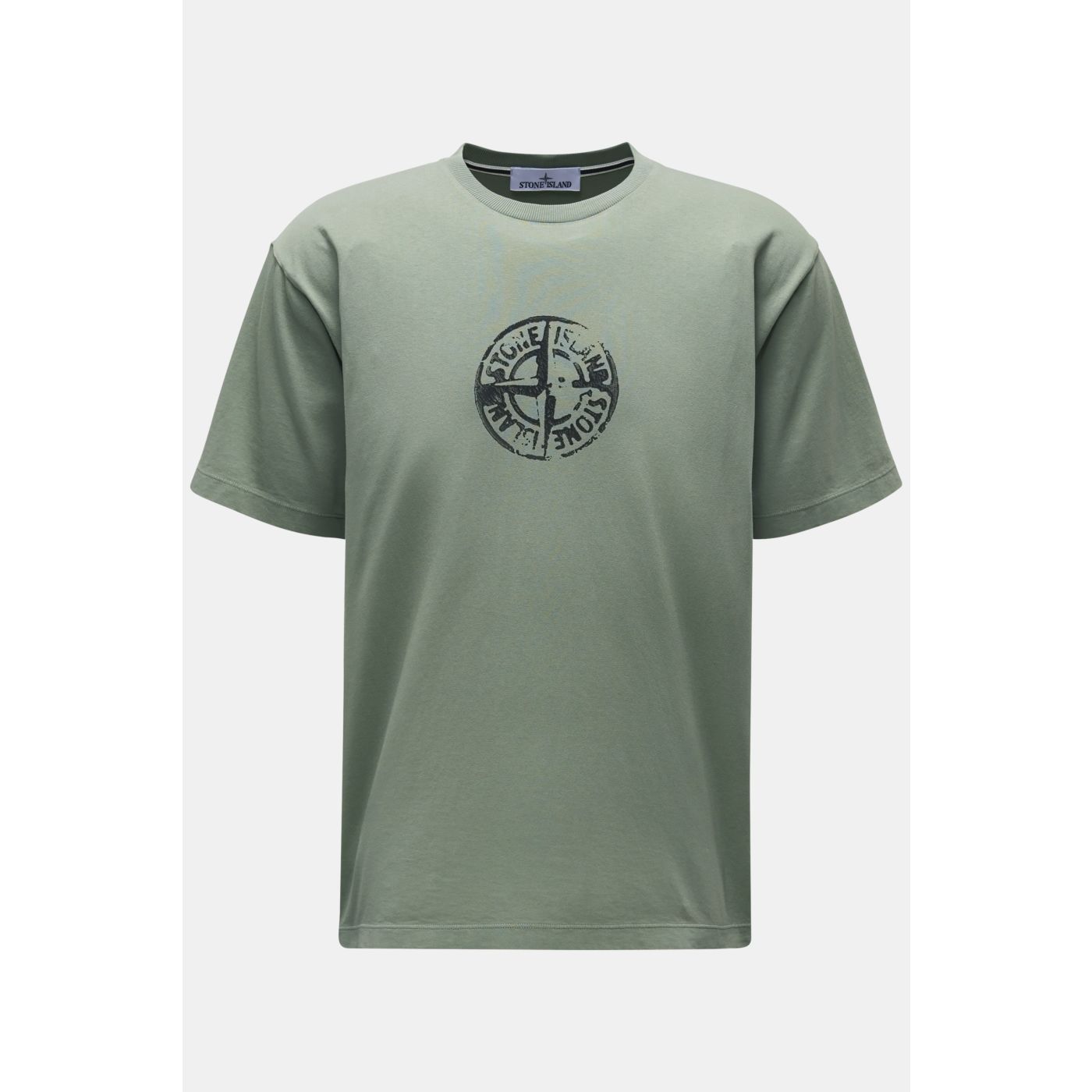 STONE ISLAND crew neck T-shirt grey-green | BRAUN Hamburg