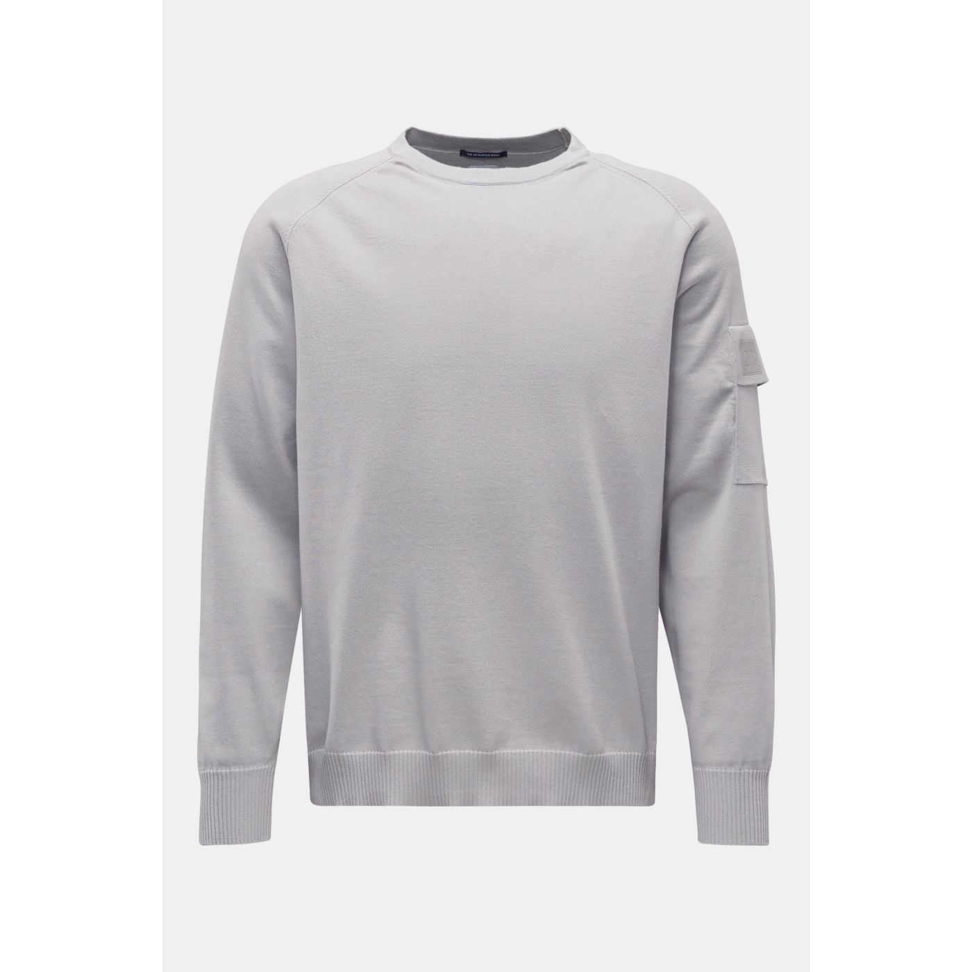 C.P. COMPANY crew neck jumper light grey | BRAUN Hamburg