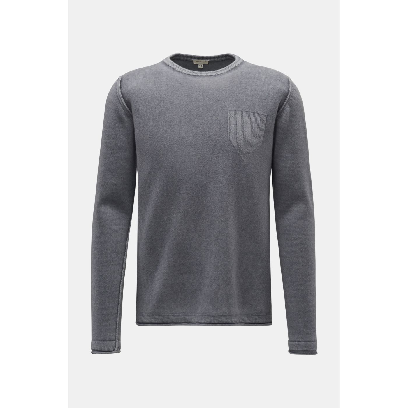 WEBER + WEBER crew neck jumper grey | BRAUN Hamburg
