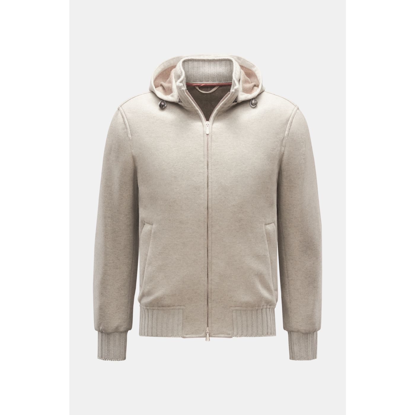 MANDELLI cashmere jacket light grey | BRAUN Hamburg