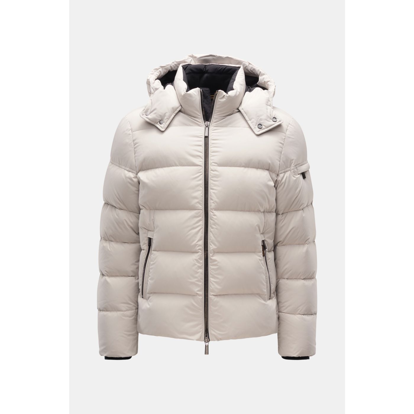 MOORER Daunenjacke 'Brett' hellgrau | BRAUN Hamburg