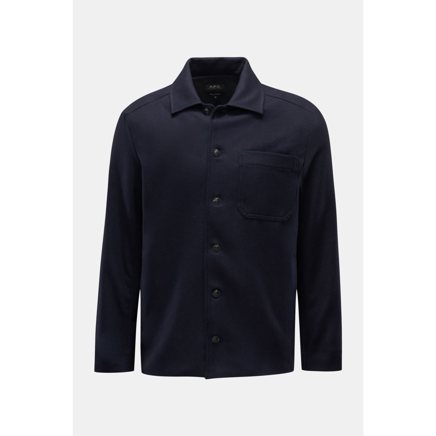 A.P.C. Overshirt 'Jamie' navy | BRAUN Hamburg