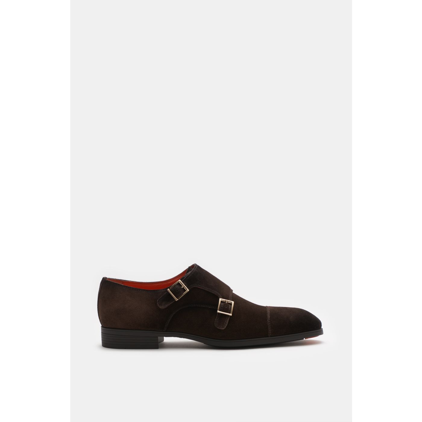 SANTONI double monk shoes navy | BRAUN Hamburg