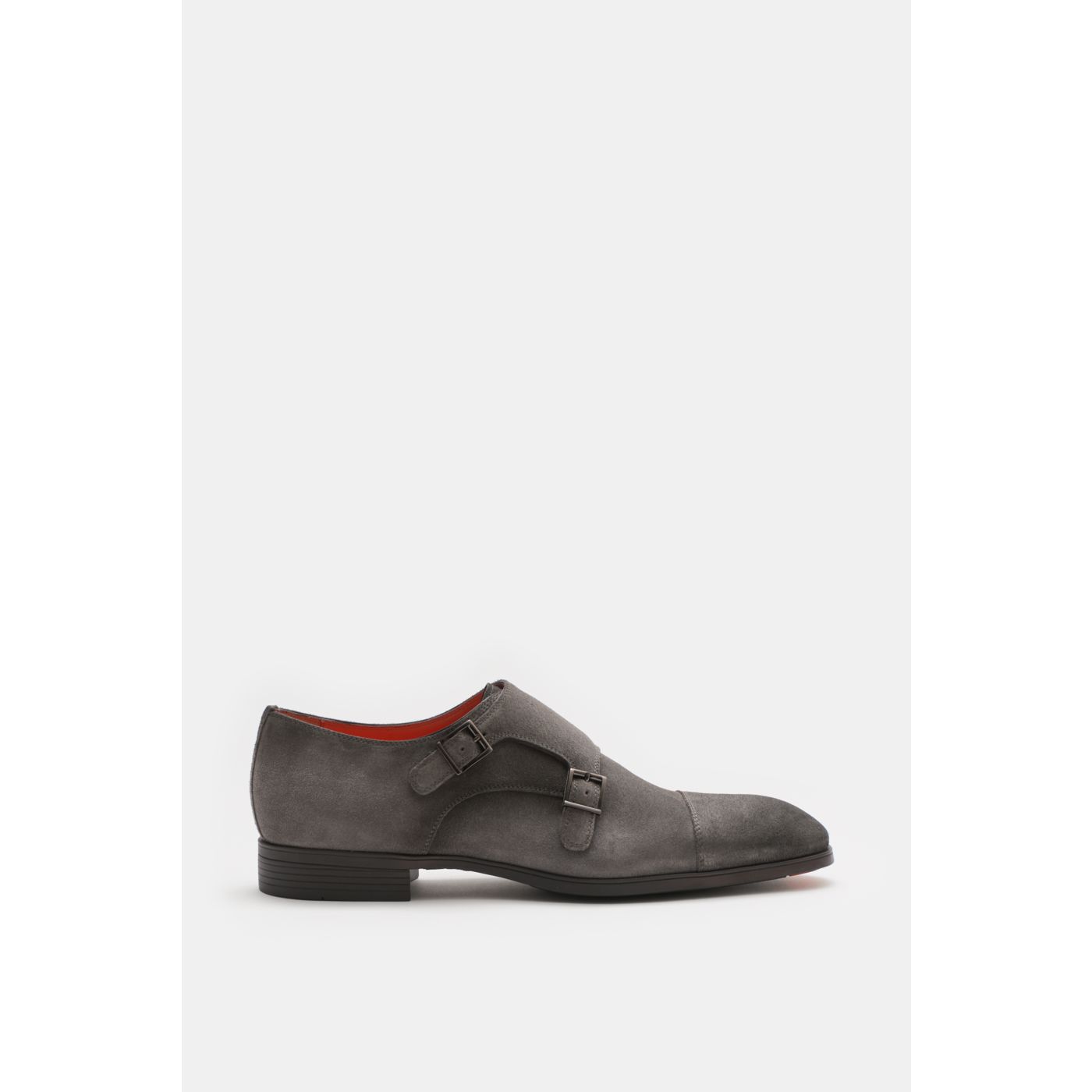 SANTONI double monk shoes grey | BRAUN Hamburg