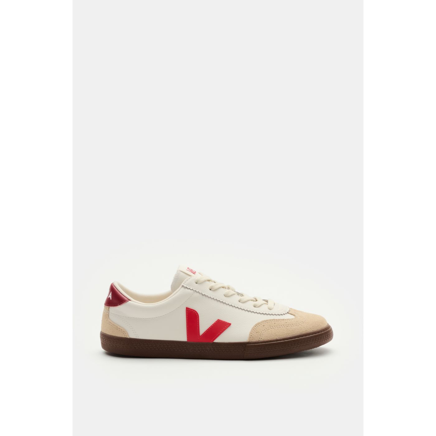 VEJA sneakers 'Volley O.T. Leather' white/red/beige | BRAUN Hamburg