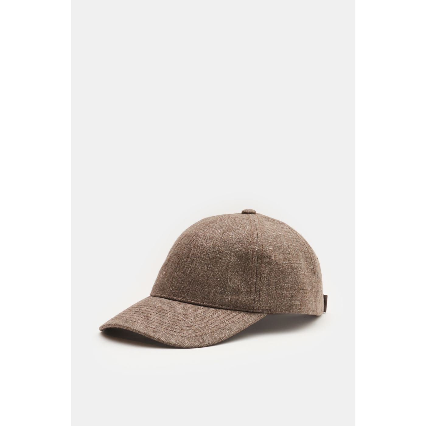 VARSITY HEADWEAR Leinen Baseball-Cap taupe meliert | BRAUN Hamburg