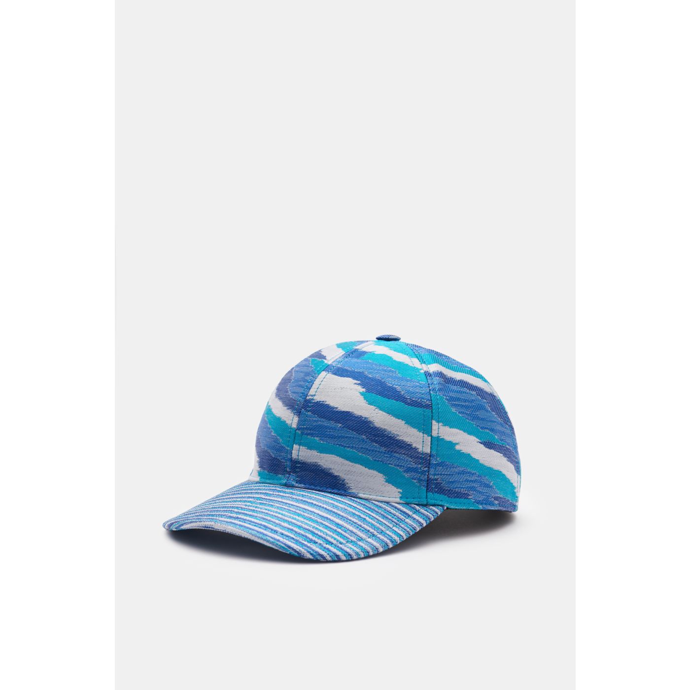 MISSONI baseball cap off-white/blue/turquoise patterned | BRAUN Hamburg