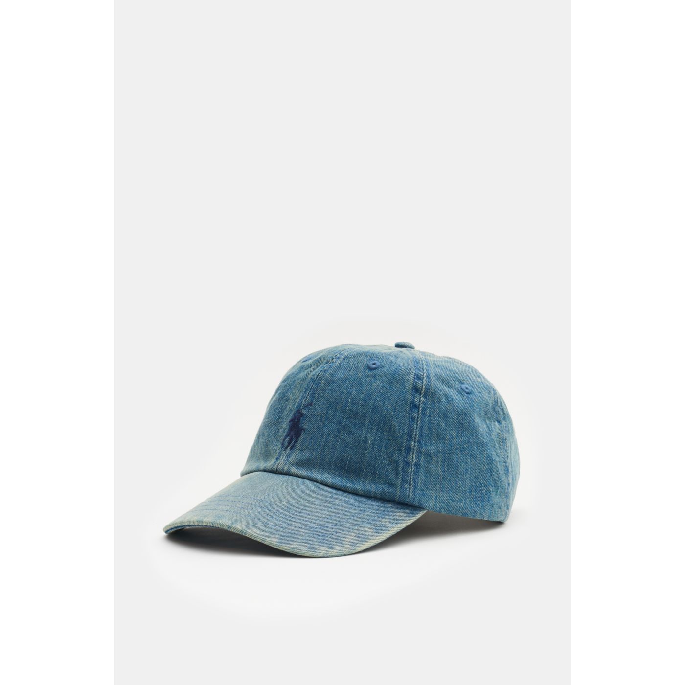 POLO RALPH LAUREN denim baseball cap grey-blue | BRAUN Hamburg